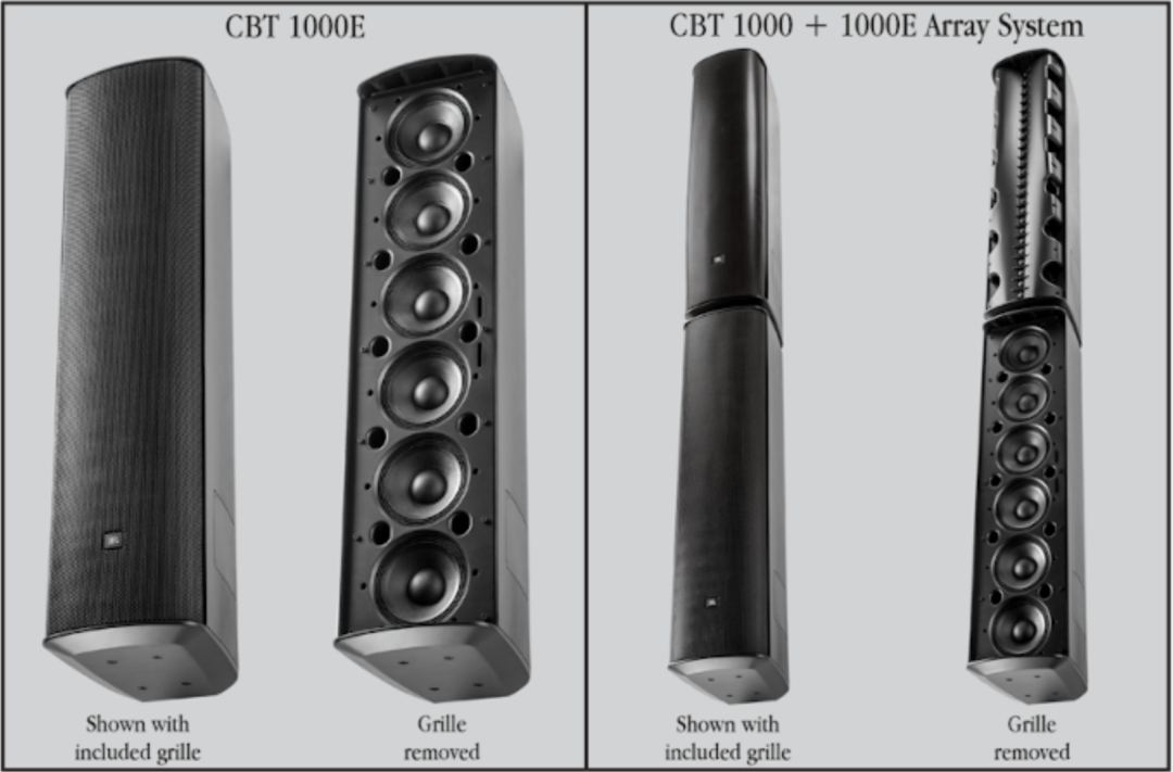 JBL CBT 1000 系列：与水共舞 声撼全场_扬声器