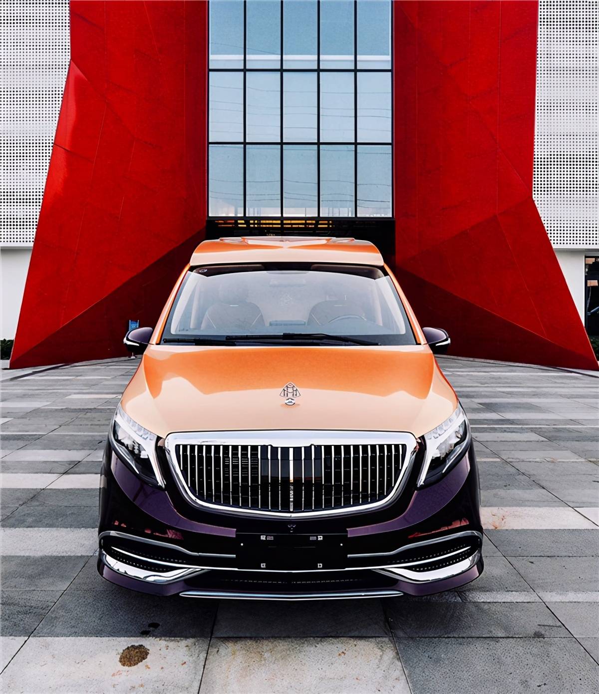 2020新款九速奔驰V260L升级改装双拼色，四座商务车_搜狐汽车_搜狐网