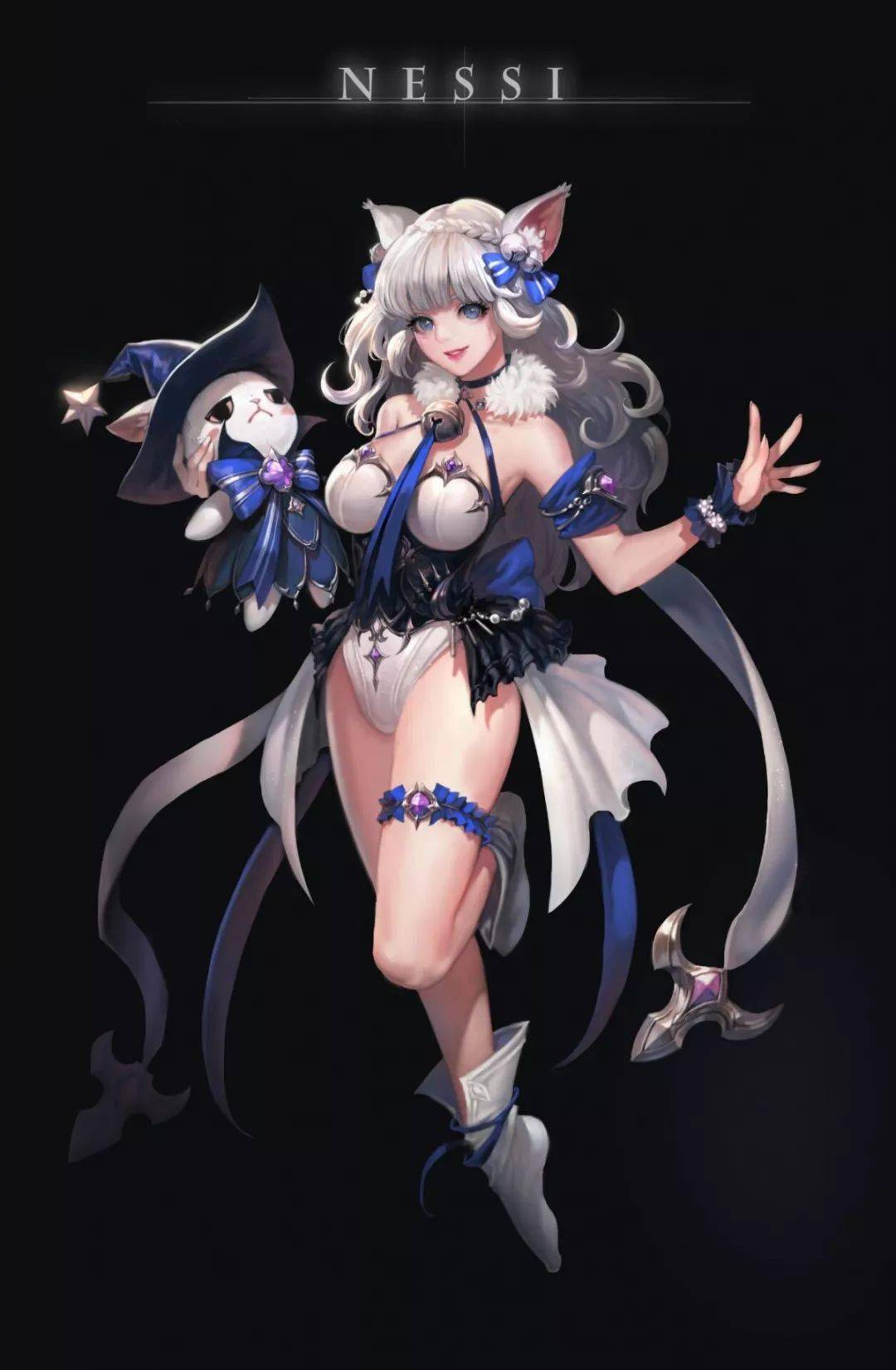 韩国游戏原画师NESSI，典型的韩式精美游戏角色原画-搜狐大视野-搜狐新闻