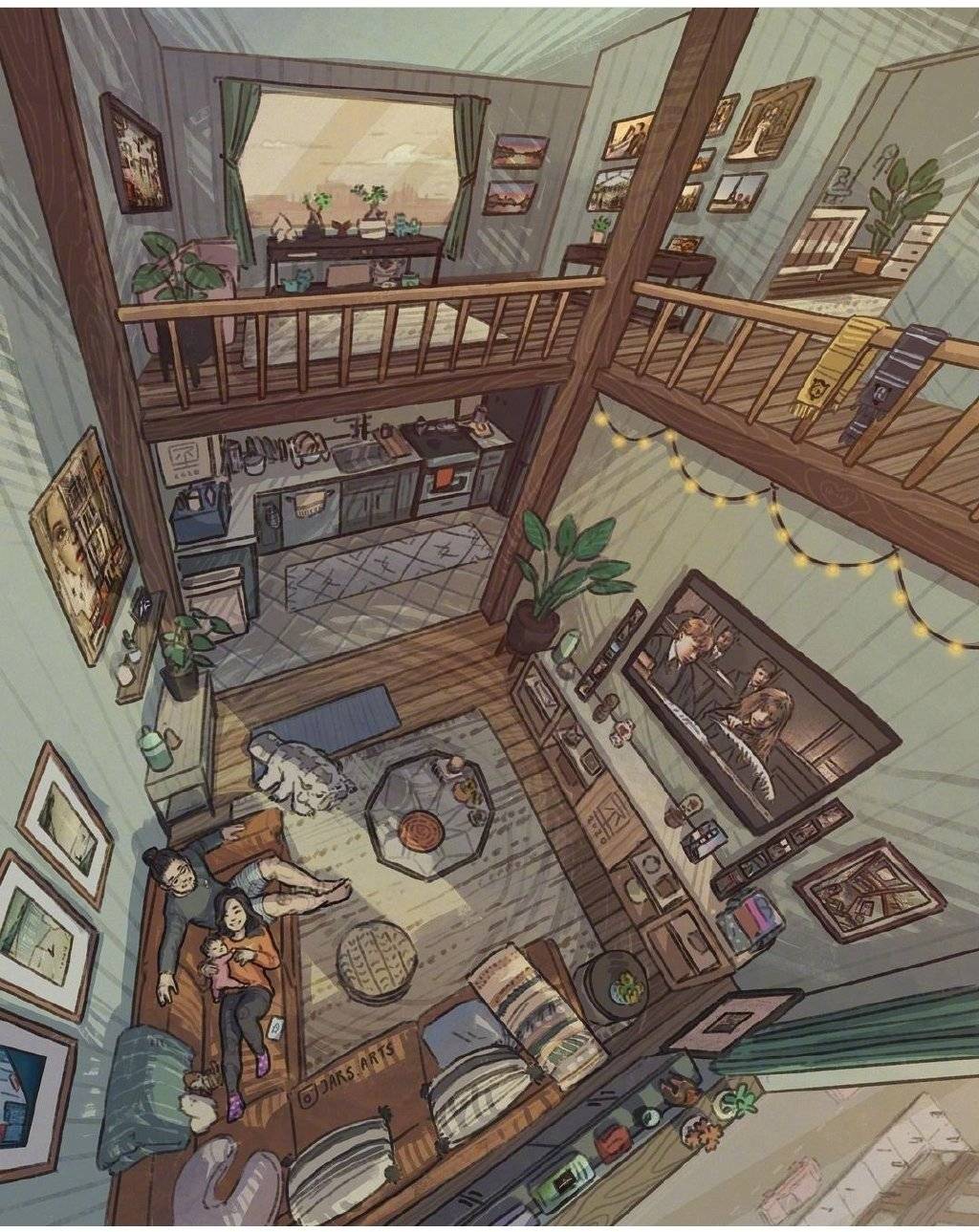 来自于 插画师: jars.arts 独特的视角作品欣赏-搜狐大视野-搜狐新闻