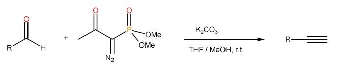 有机人名反应——Seyferth-Gilbert增碳反应（Bestmann-Ohira试剂）_重氮