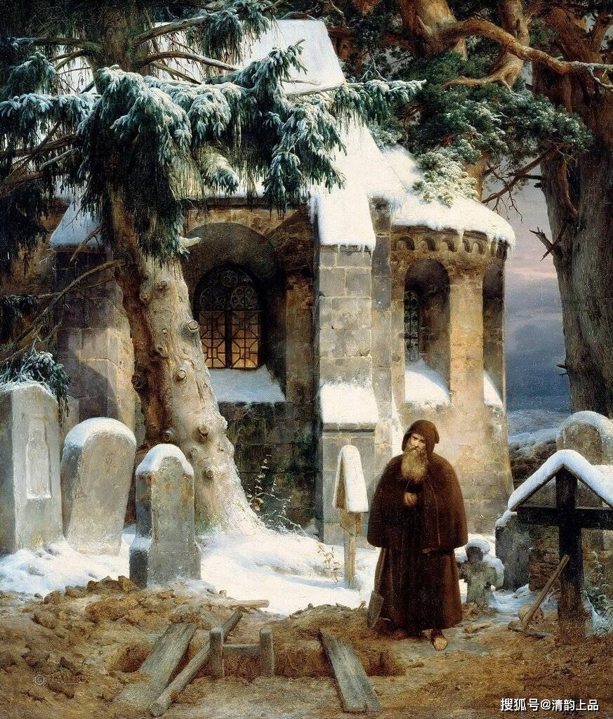 德国画家Karl Friedrich Lessing油画风景-搜狐大视野-搜狐新闻