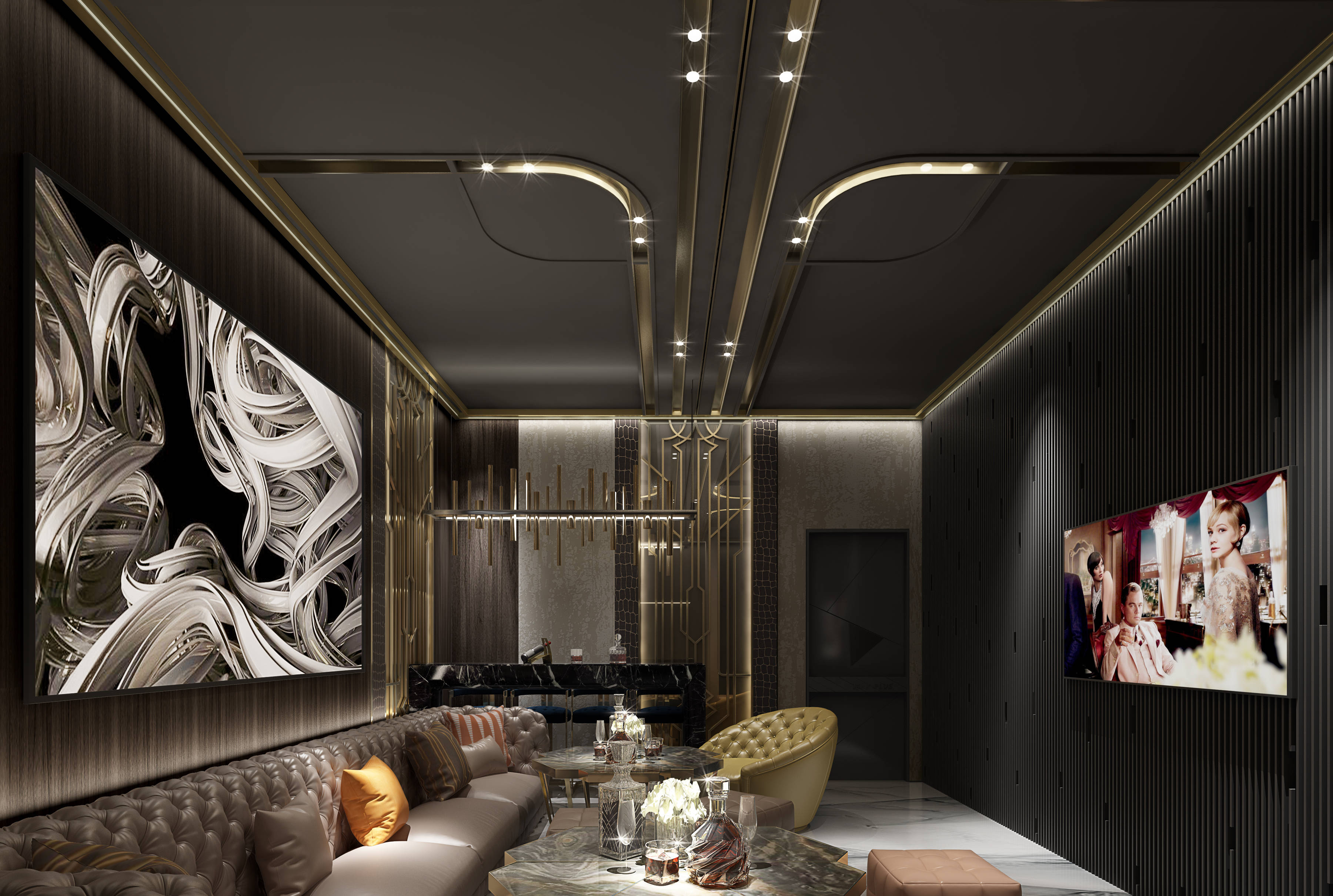 深圳柏悦汇ktv设计方案 2300平ktv装修设计效果图-搜狐大视野-搜狐新闻