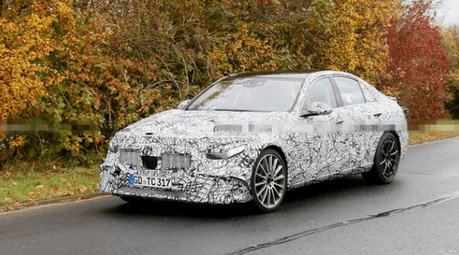 AMG C53路试谍照曝光C63的V8没了C43的V6也没了_搜狐汽车_搜狐网