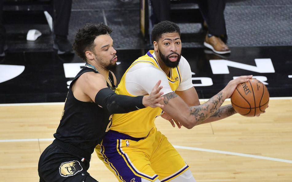 詹姆斯26+11，浓眉26+10，湖人94-92灰熊 NBA4连胜-搜狐大视野-搜狐新闻