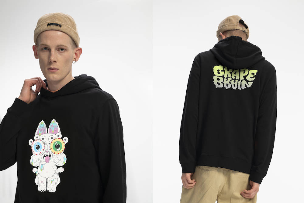 MISHKA×GRAPE BRAIN 联名系列 与“大眼球招财猫”一起迎新春好福气！_合作