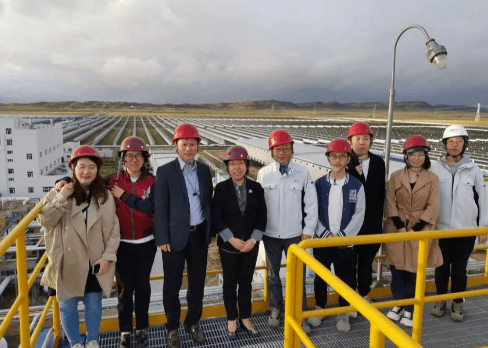 何雅玲院士团队调研乌拉特100MW光热示范电站，探讨将光热储能技术推向国际-国家储能技术产教融合创新平台（中心）