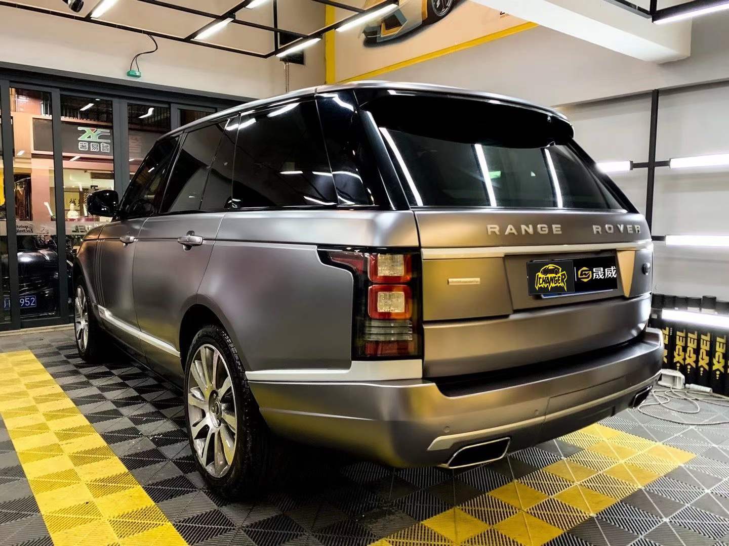 路虎揽胜全车Ichanger（ICR）改变者改色膜电光金属钛灰_搜狐汽车_搜狐网