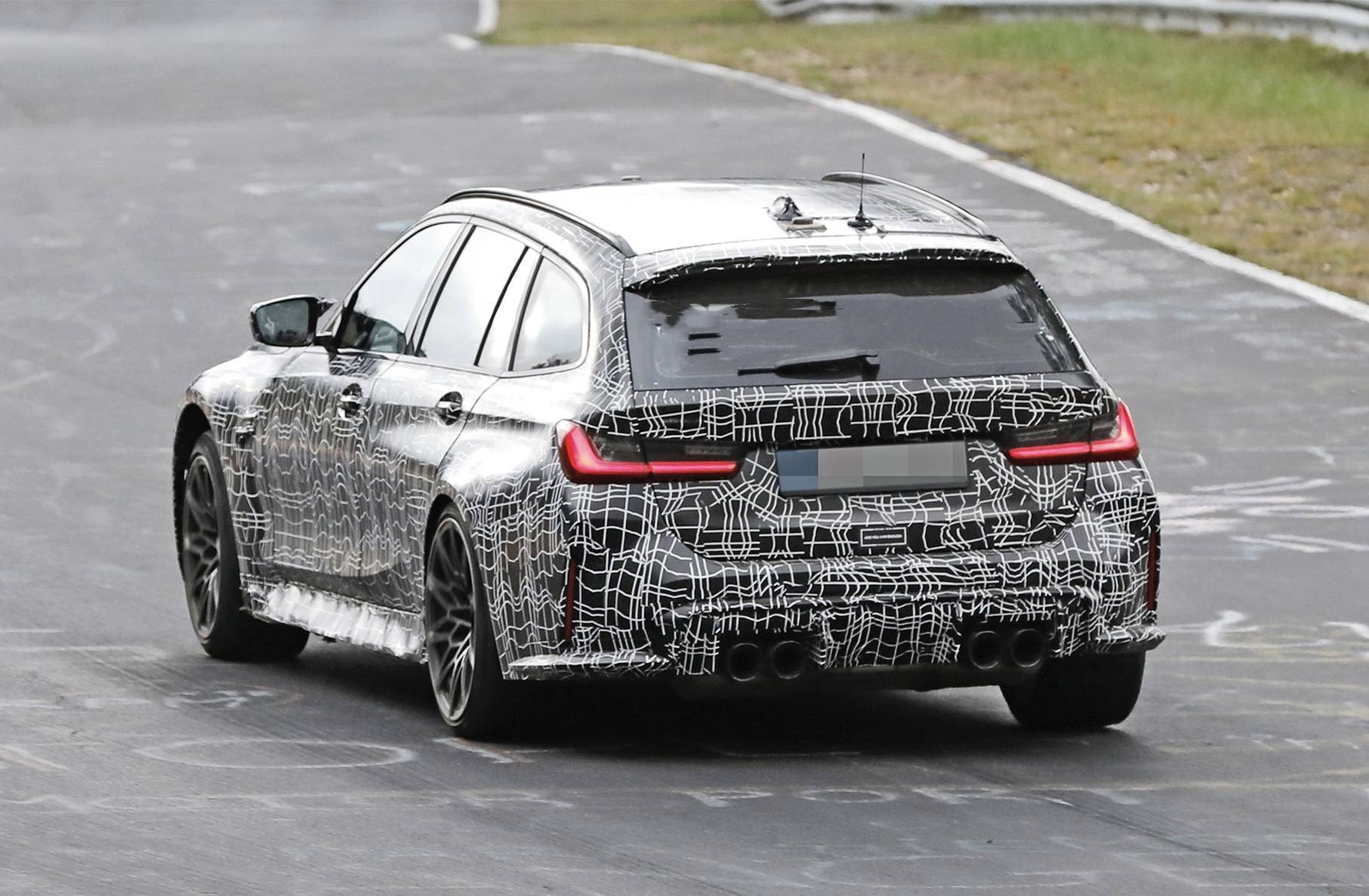 宝马M3 wagon路测22年首发美国除外，造型凶悍，3.0T性能兼顾家用_搜狐汽车_搜狐网