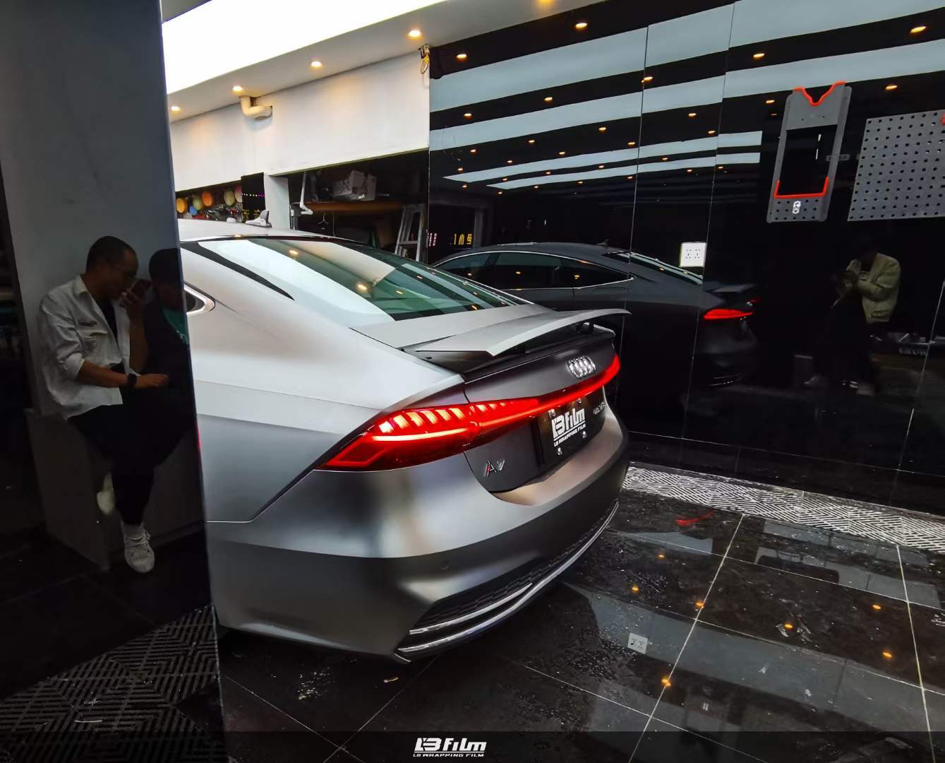 奥迪-A7贴膜LBFILM 改色膜AMG山灰_搜狐汽车_搜狐网