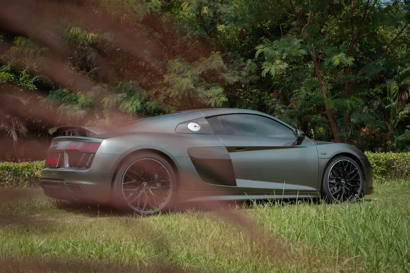 奥迪 R8贴膜Ichanger（ICR）改变者改色膜重金属碳灰（新品）_搜狐汽车_搜狐网