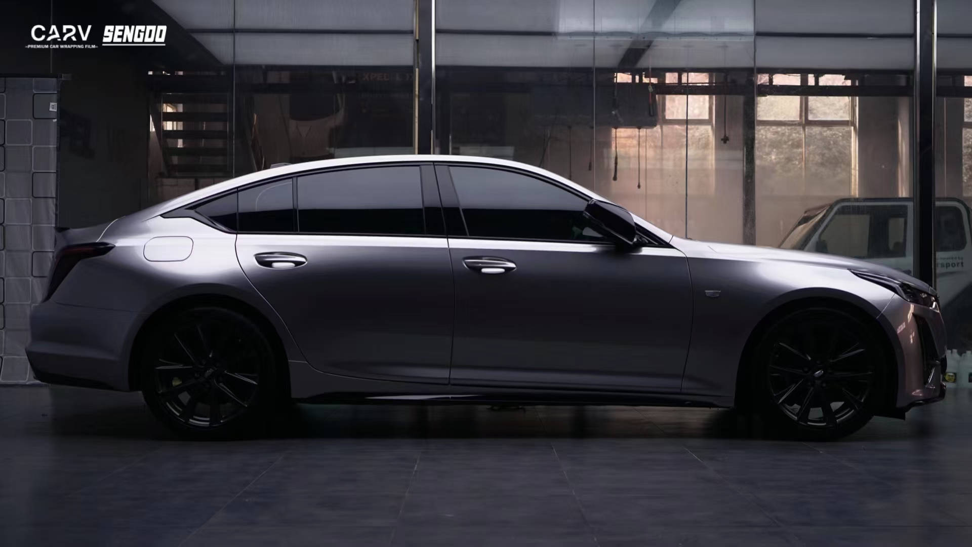 凯迪拉克CT5卡孚改色膜白金GT银_搜狐汽车_搜狐网