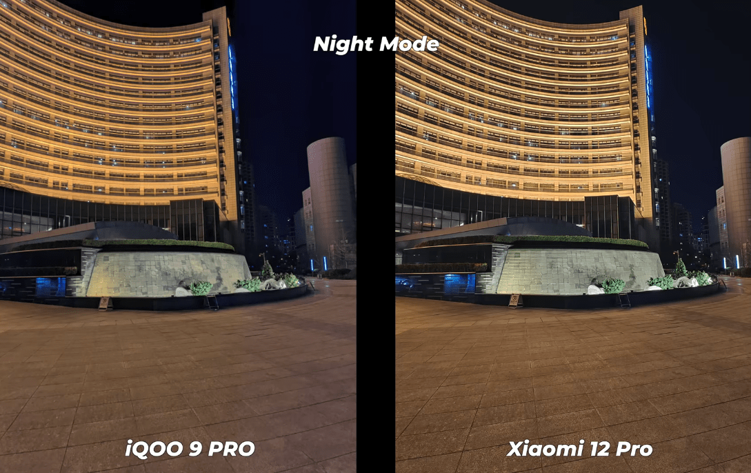 iQOO9Pro对比小米12Pro拍照，IMX766和IMX707，差别还是蛮大的_画面_照片_手机