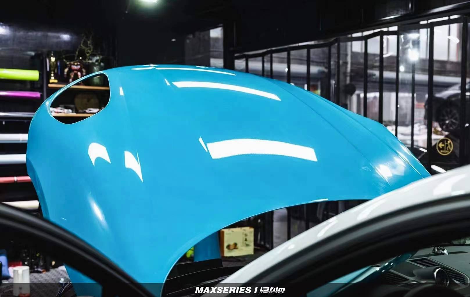 保时捷-Macan（LBFILM）LB原厂漆迈阿密蓝改色膜_搜狐汽车_搜狐网