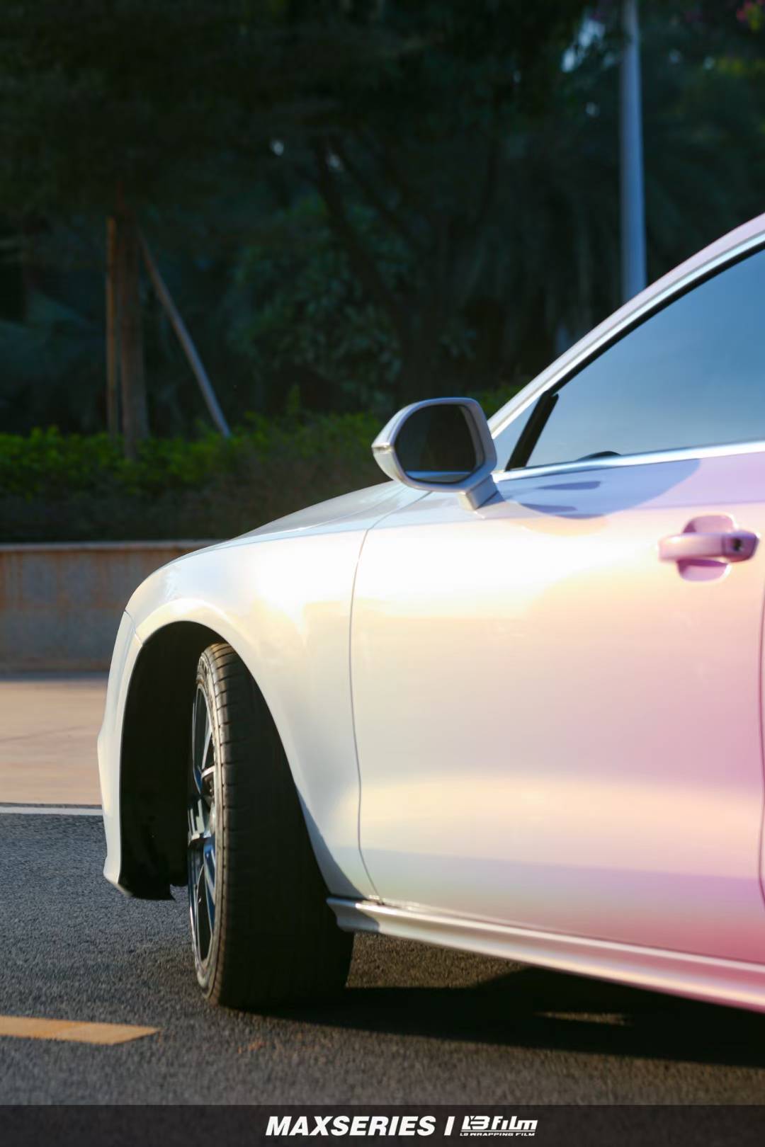 LBFILM改色膜独家镭射渐变喷绘膜（奥迪-A7）_搜狐汽车_搜狐网