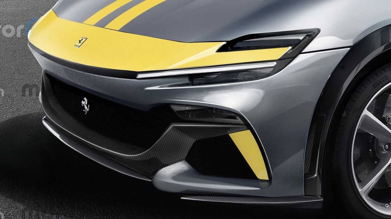 SUV or FUV？ 法拉利Purosangue最新渲染图_搜狐汽车_搜狐网