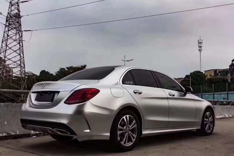 质感保镖 气质拉满，SKTO电光金属银改色膜-奔驰C200L_搜狐汽车_搜狐网