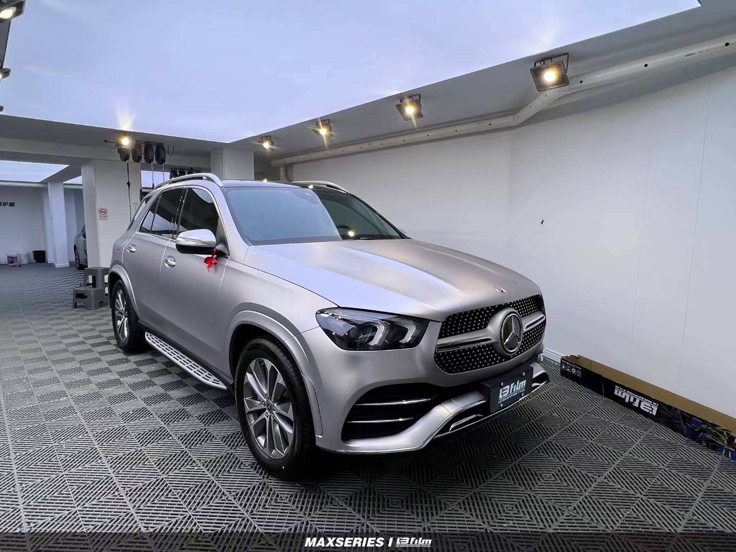 LBFILM改色膜：奔驰GLE350超亚极光银_搜狐汽车_搜狐网