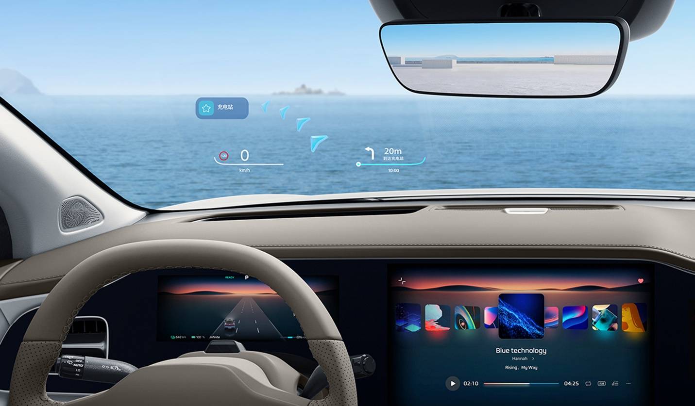 全球首发量产最大华为AR-HUD 飞凡R7秀出硬核体系力_搜狐汽车_搜狐网