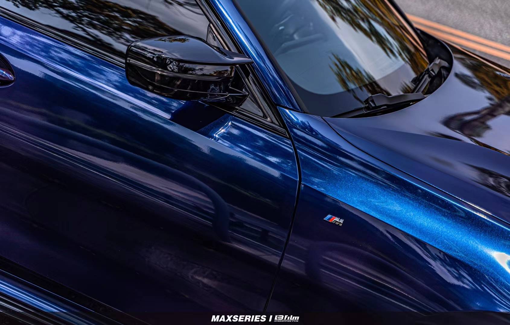 宝马3系-LBFILM改色膜PET丹泉石蓝_搜狐汽车_搜狐网