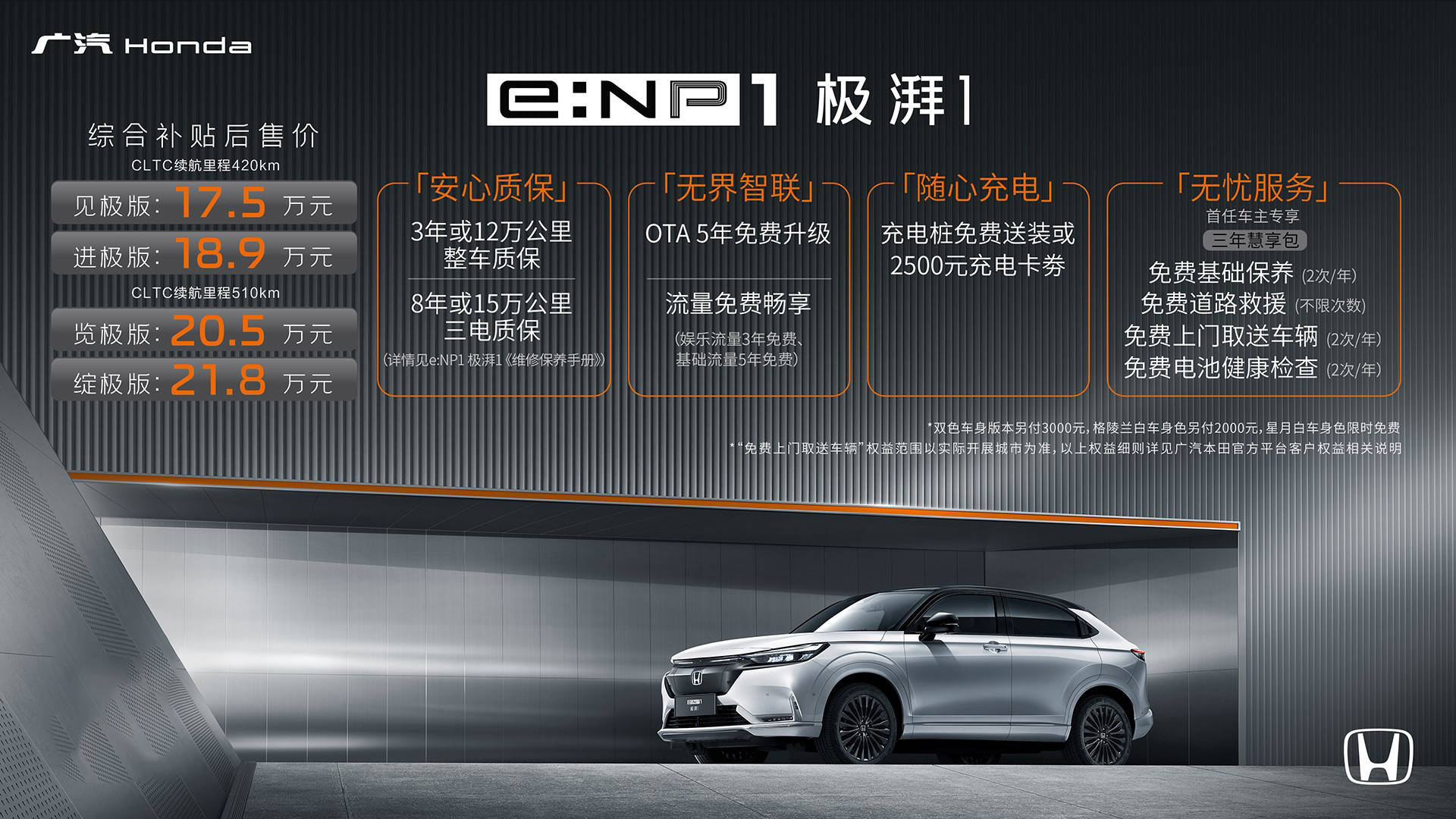 无界 由你 广汽Honda e:NP1极湃1澎湃上市_搜狐汽车_搜狐网