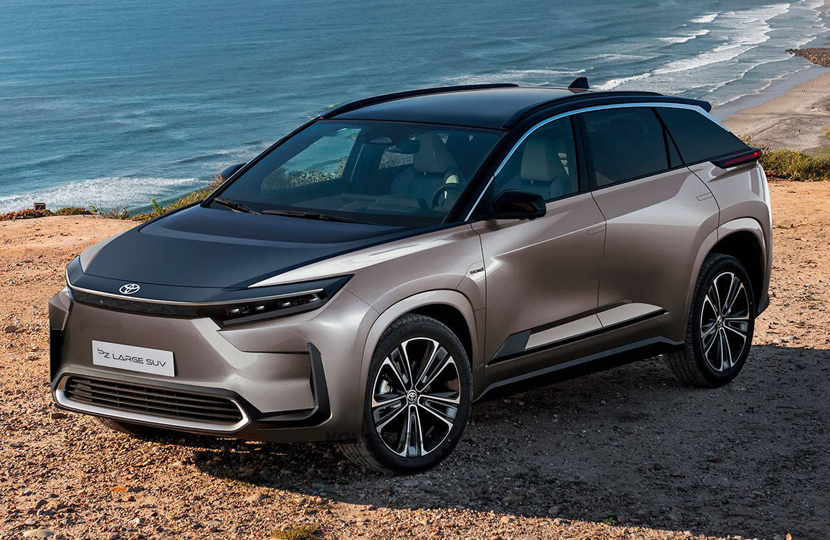 这款电动SUV将在2026年取代汉兰达？丰田bZ5X非官方渲染图曝光_搜狐汽车_搜狐网