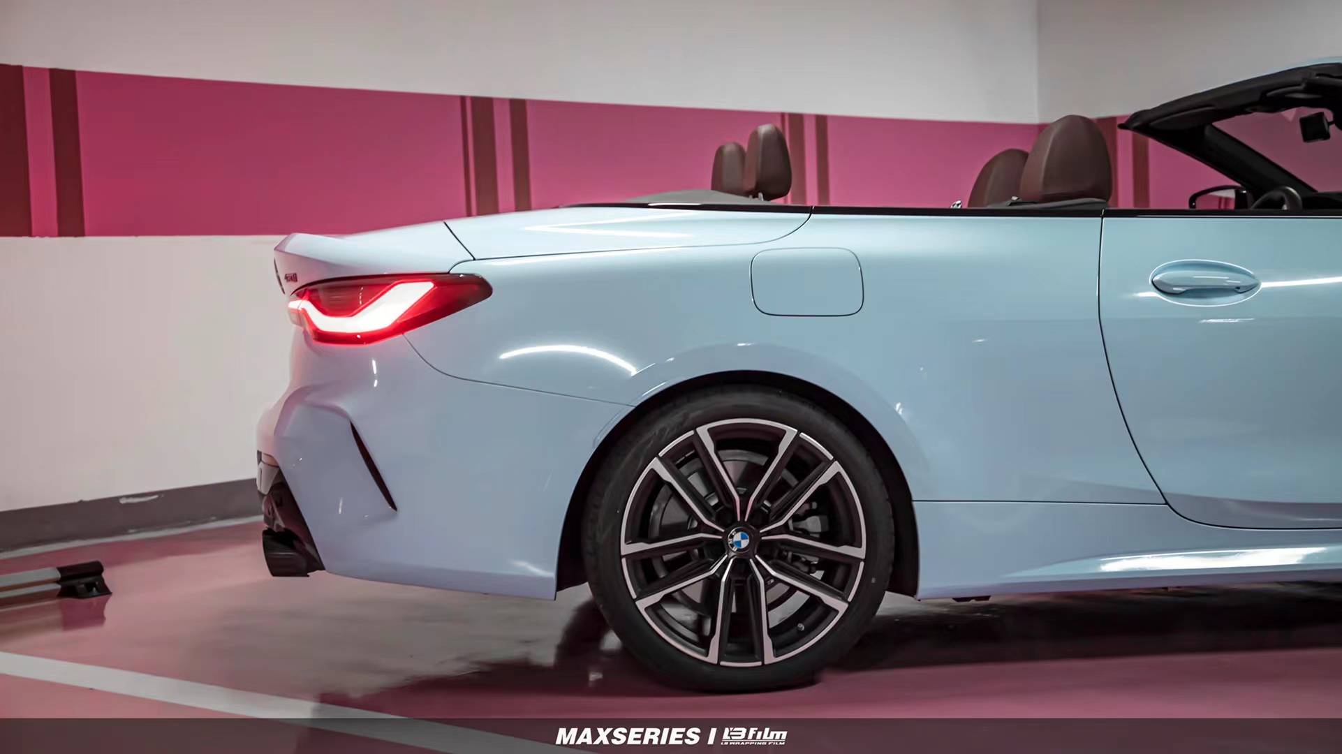 宝马430i-LBFILM改色膜原厂漆冰川蓝, 最纯净的颜色_搜狐汽车_搜狐网