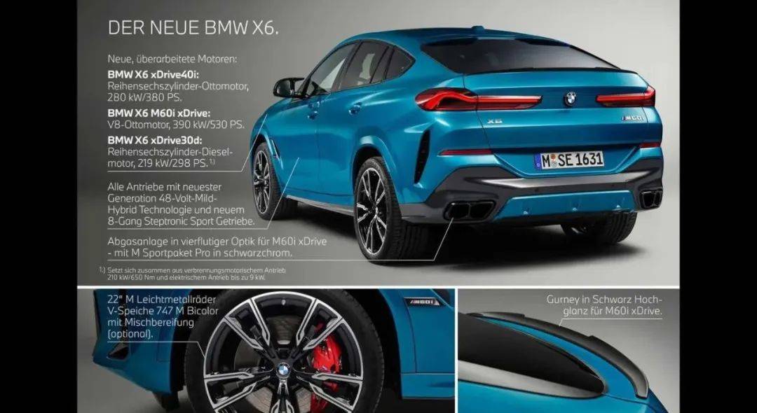 换装双联屏设计 新款宝马X6官图发布_搜狐汽车_搜狐网