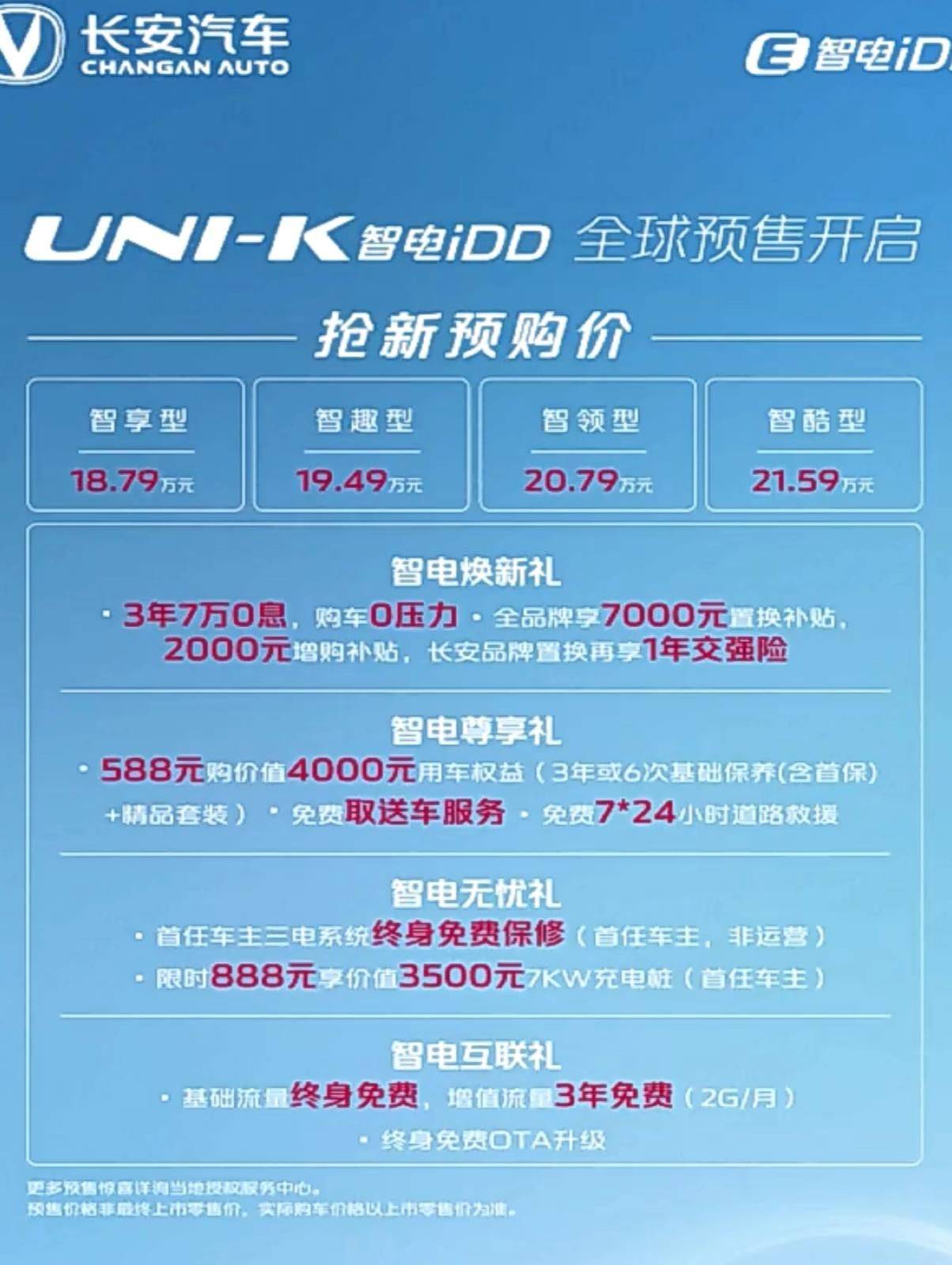 长安UNI-K智电iDD开启预售 综合续航里程1100km_搜狐汽车_搜狐网
