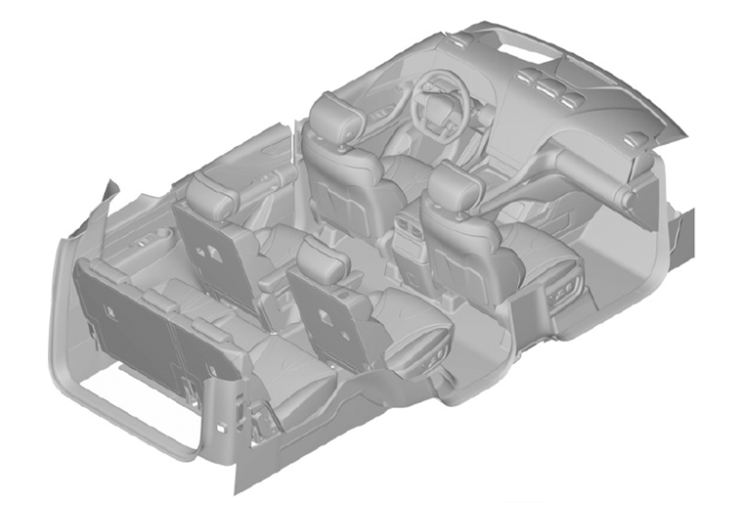 223座椅布局/曲面中控屏/对称环抱座舱，仰望U8内饰专利图曝光_搜狐汽车_搜狐网