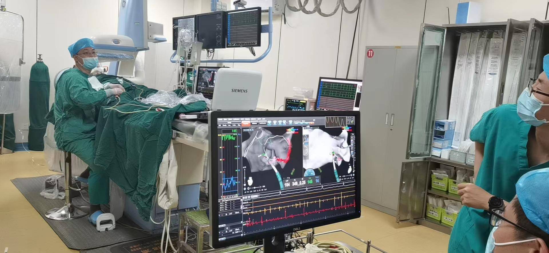 兰大二院西固医院顺利完成超声结合弯型可视可调弯Vizigo鞘管指导下房颤三维射_患者_手术_治疗