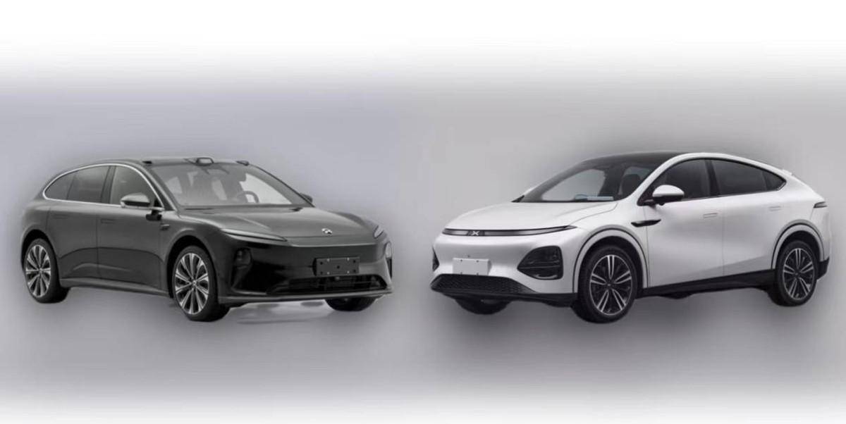 新势力运动车型对决，蔚来ET5猎装版和小鹏G6轿跑SUV同日曝光_搜狐汽车_搜狐网