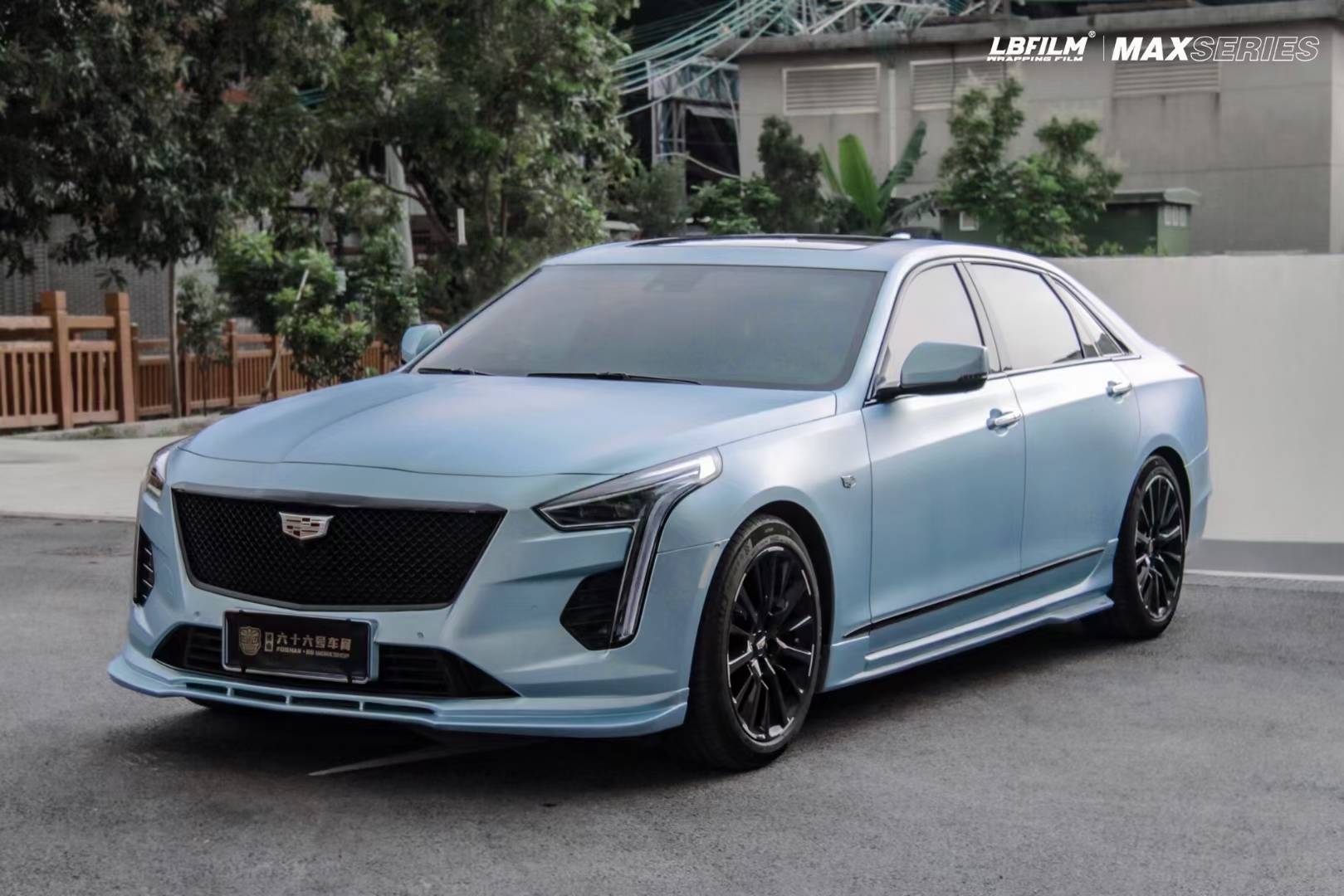 凯迪拉克CT6-LB改色膜超亚纳米蓝，高级又神秘_搜狐汽车_搜狐网