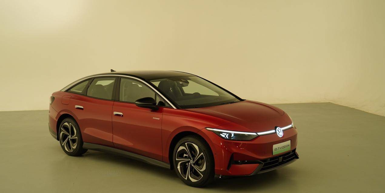 实拍大众ID.7 VIZZION：纯电帕萨特？设计简洁，科技感十足！_搜狐汽车_搜狐网
