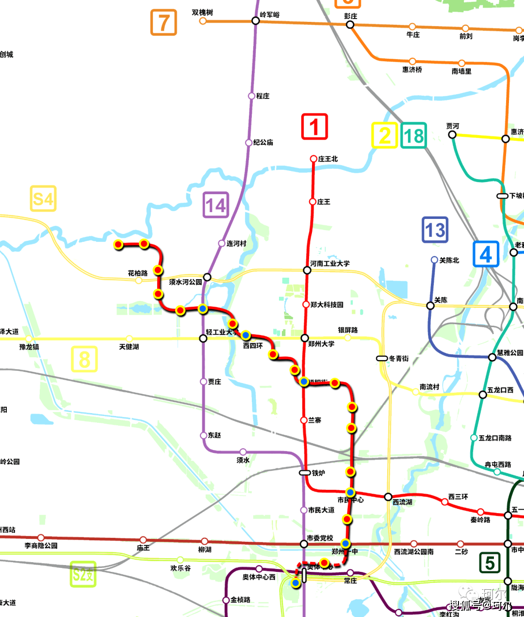 速看，轨道交通T3线开工时间初定，18个轨道站详细信息来了！_郑州_规划_线路