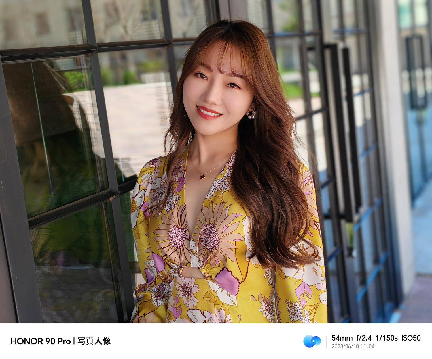 荣耀90 Pro人像拍照怎么样？夏装实拍体验，看看功能和画质如何_mm_效果_视频