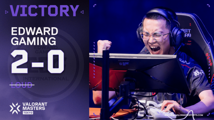 《无畏契约》东京大师赛：EDG逆袭上届冠军，成功晋级六强！_比赛_胜利_比分