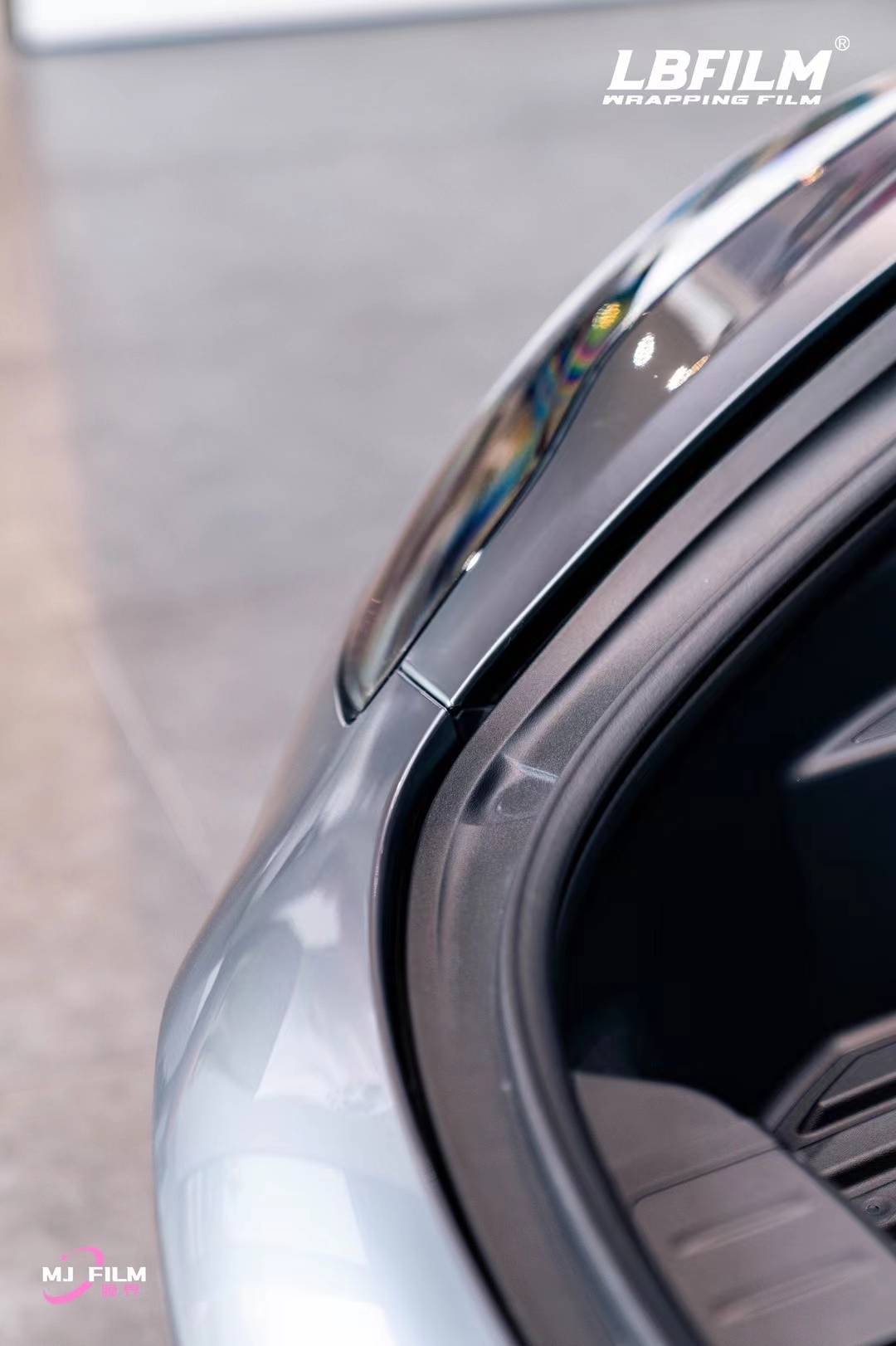特斯拉model3-LB改色膜液态金属高级灰，高级感满满的灰色系颜值_搜狐汽车_搜狐网