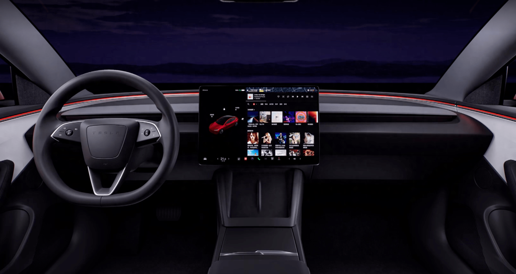 特斯拉新款Model3来了！屏幕换档、座椅通风终于有了！_搜狐汽车_搜狐网