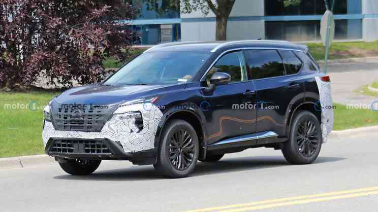 细节微调 中期改款日产Rogue谍照！_搜狐汽车_搜狐网