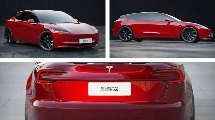 直呼好家伙 曝特斯拉Model 3 GT假想图_搜狐汽车_搜狐网