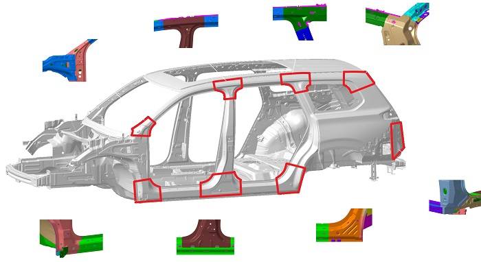 星途揽月“安全的家”：85%高强度钢，B柱抗拉强度超1500Mpa_搜狐汽车_搜狐网