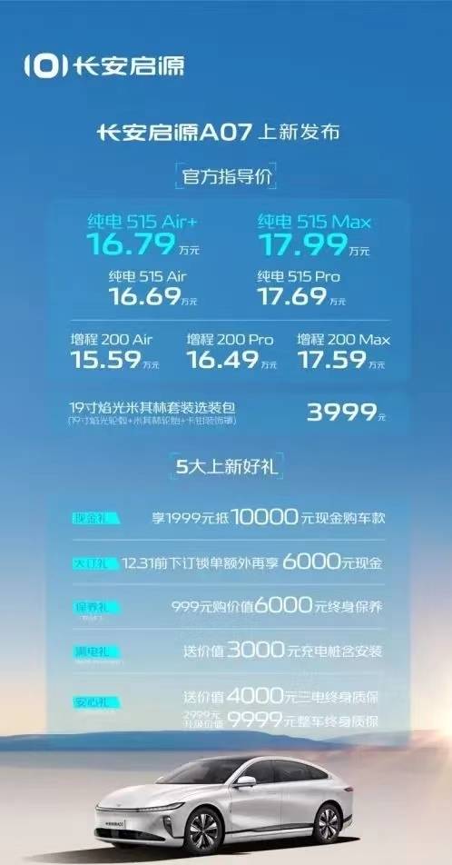 长安启源全新紧凑型SUV Q05正式上市 长安启源A07高级舒享再进阶_搜狐汽车_搜狐网