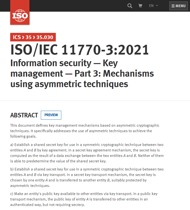 SM9算法成为我国首个全体系纳入ISO/IEC标准的非对称密码算法_标识