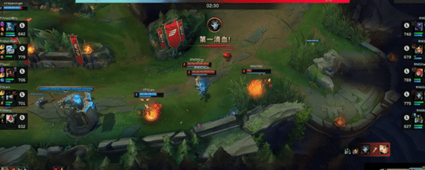 Lwx延续德杯火热手感 FPX2-1翻盘战胜RNG_比赛_下路_赵信