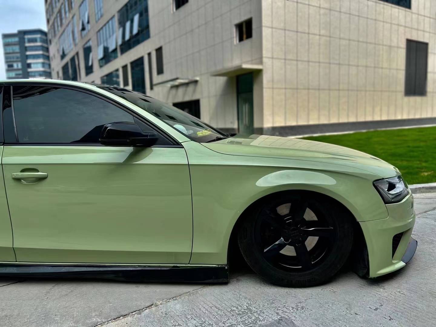 李洋分享奥迪A4改装AIRBFT气动避震品牌施工效果展示_搜狐汽车_搜狐网