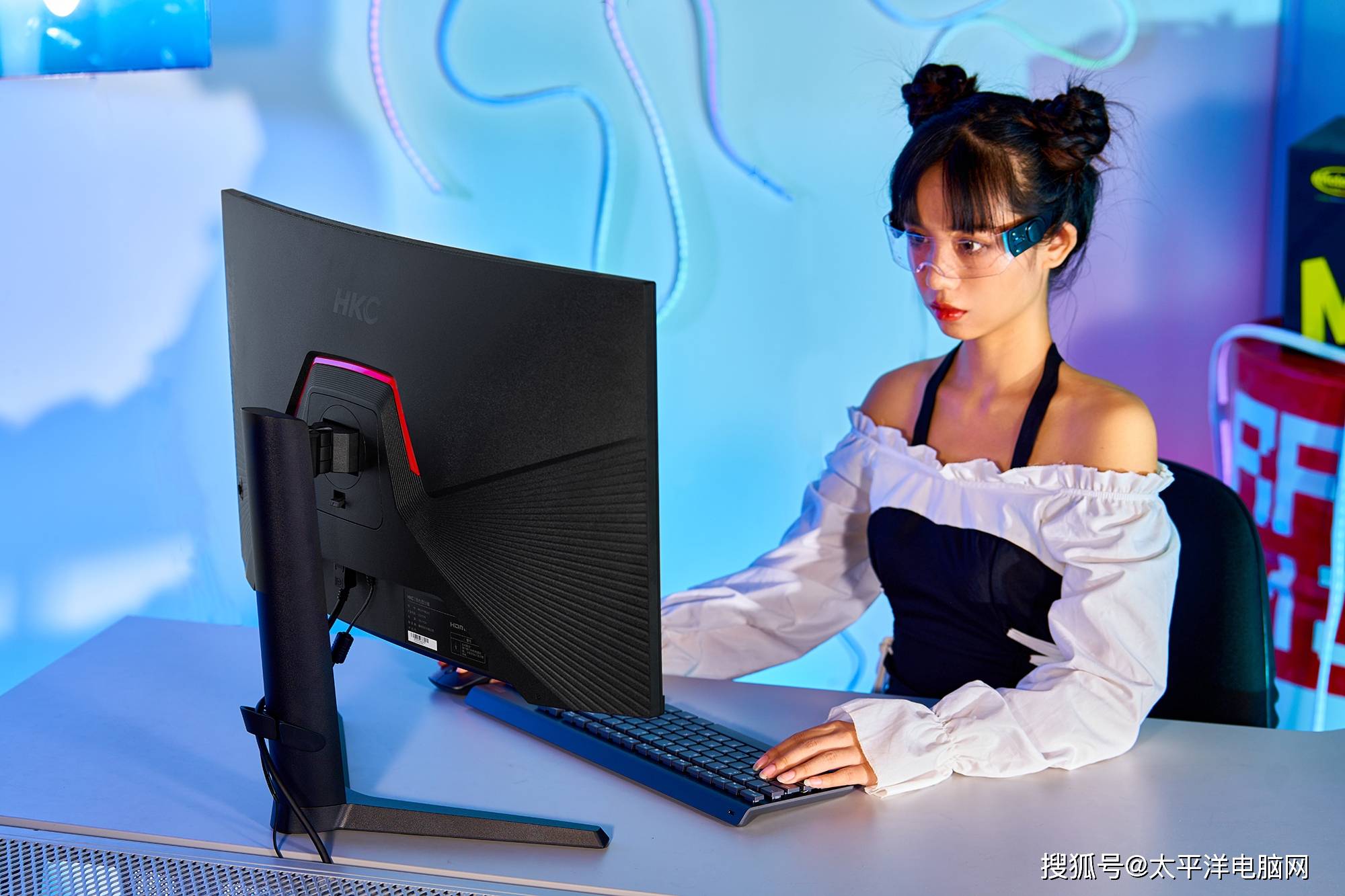 2K144上分利器，HKC猎鹰CG273Q电竞显示器赏析_产品_面窄_边框