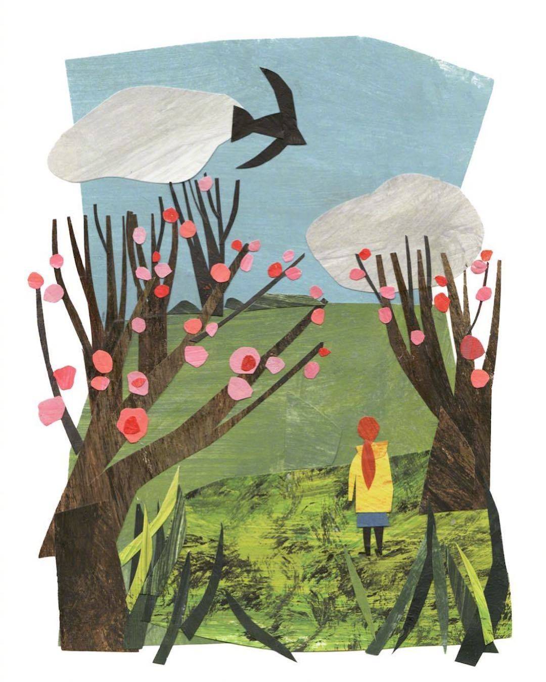 英国伦敦插画师Clover Robin系列拼贴插画设计作品-搜狐大视野-搜狐新闻