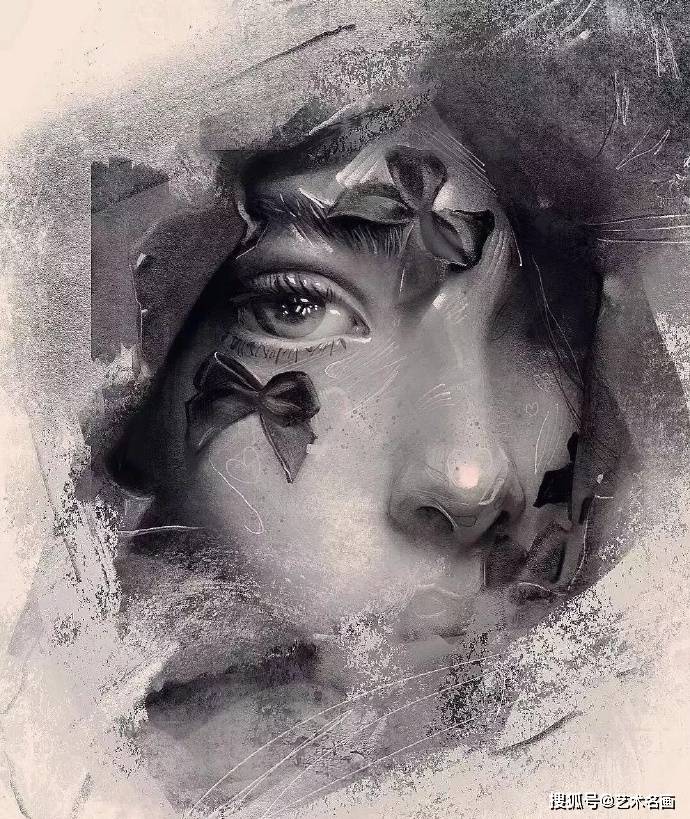 韩国艺术家kildren的人物肖像手绘插画油画作品-搜狐大视野-搜狐新闻