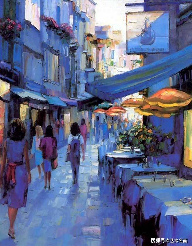 美国著名的调色板刀画艺术家Howard Behrens风景 -6park.com